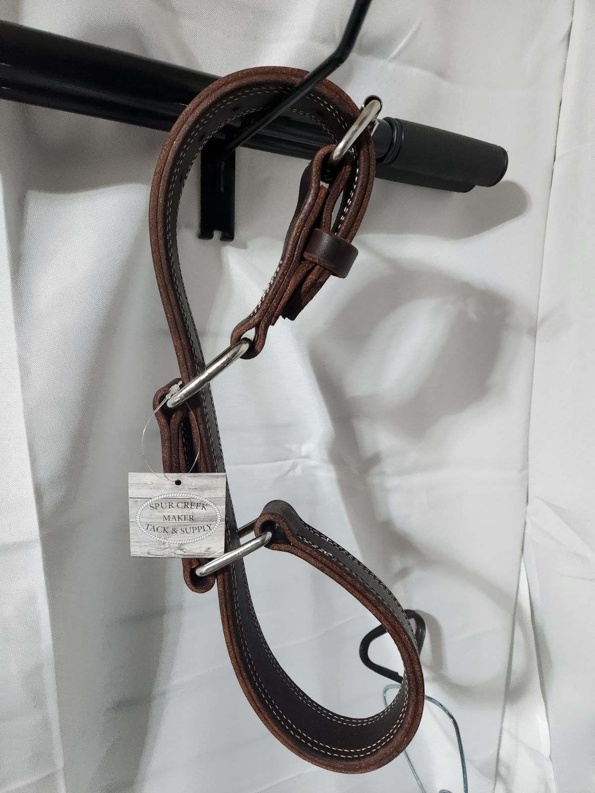 MI282_Heavy-Duty Double Stitched Leather Hobbles With Stainless Steel ...